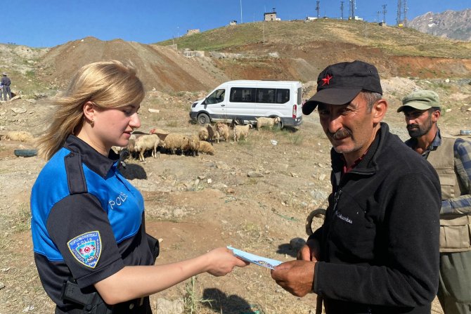 Hakkari polisinden sahte para bilgilendirmesi