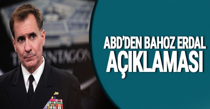 ABD'den 'Bahoz Erdal' açıklaması